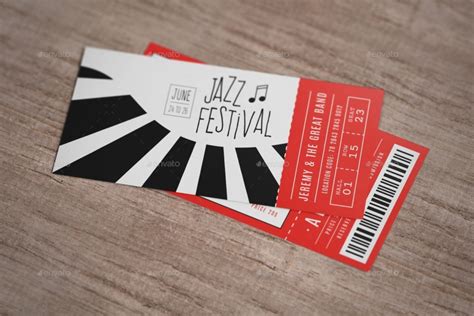15 Amazing Ticket Mockup Psd Design Graphic Cloud