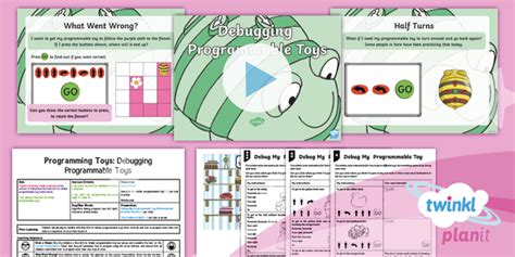 Computing Programming Toys Debugging Bee Bots Year 1 Lesson Pack 5 Lesson