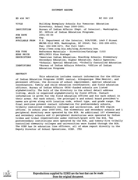 Reproductions Supplied By Edrs Are The Best That Can Be Made From The