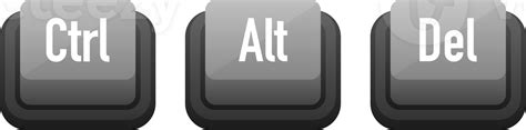 Ctrl Alt Del Shortcut Keys Keyboard Keys 50703011 Png