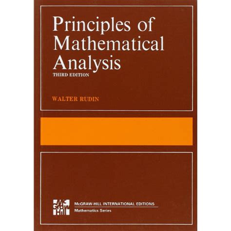 Principles Of Mathematical Analysis 3rd Edition Chapter One Bookstore