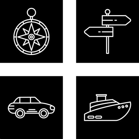 Compass And Direction Icon 44372296 Vector Art At Vecteezy
