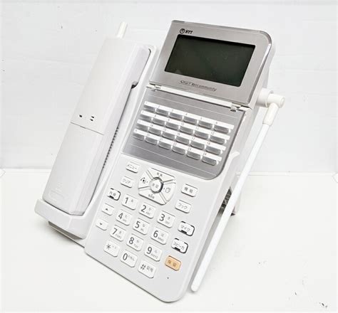 【楽天市場】【中古】ntt製 Zx 24cclstel 1w キーカールコードレススター電話機 白 無線タイプの受話器なので席から