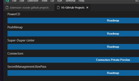 Roadmap Project Not Showing Up Issue 55 MLH Fellowship Vscode
