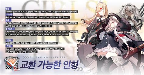 글로벌 7주년 최첨단 마스크 및 보급상자 이벤트 안내 소녀전선