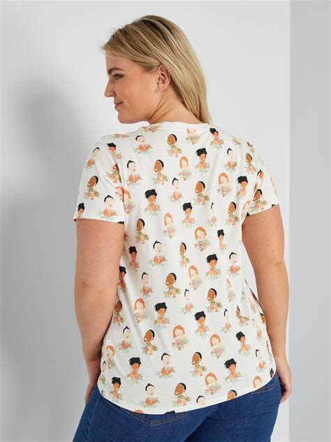 T Shirt En Coton Blanc Kiabi 4 00