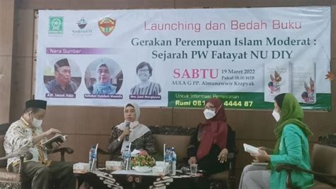Fatayat NU DIY Luncurkan Buku Sejarah Gerakan Perempuan Islam Moderat