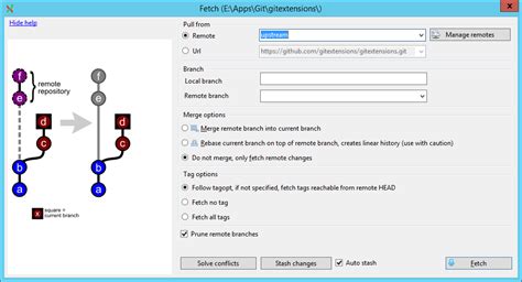 Prune Remote Branches From Remote Repositories Dialog Not Working As Expected · Issue 6284