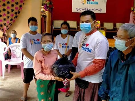 မရမ်းကုန်းမြို့နယ်၌ We Love Yangon လူထုအခြေပြုပရဟိတအဖွဲ့မှအမှတ် ၈ ရပ်က