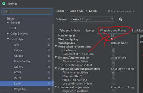 How To Change Max Length Of Linebreak In Android Studio IDE Stack