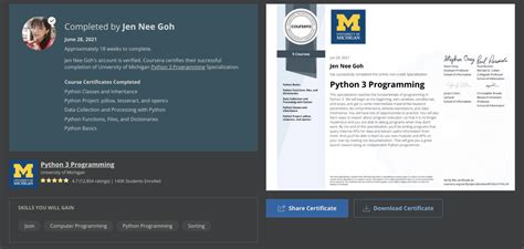 Finally I Completed Python 3 Specialization