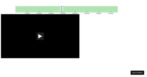 React Video Timelines Slider Examples Codesandbox