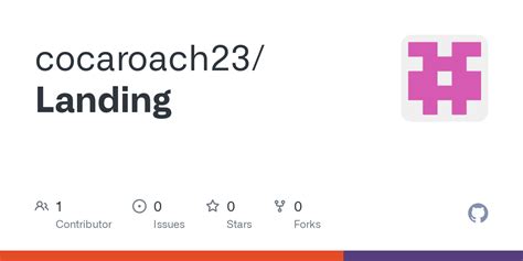 Github Cocaroach23landing