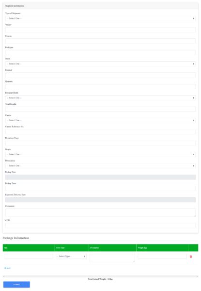 Wpcargo Parcel Quotation Add Ons Wpcargo Track And Trace System