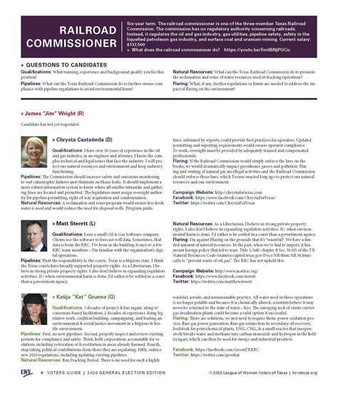 League Of Women Voters Of Texas Nonpartisan Guide For Nov 3 Election