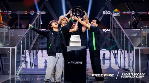 فريق Falcons السعودي بطلًا لمنافسات Free Fire في بطولة كأس العالم