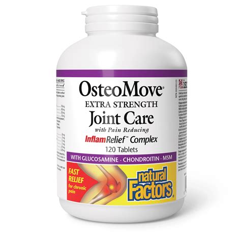 OsteoMove Joint Care Extra Strength | Natural Factors Canada