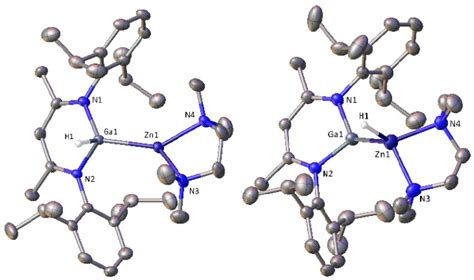 Structures Of The Cationic Parts Of 3 A Left And 3 B Right In The