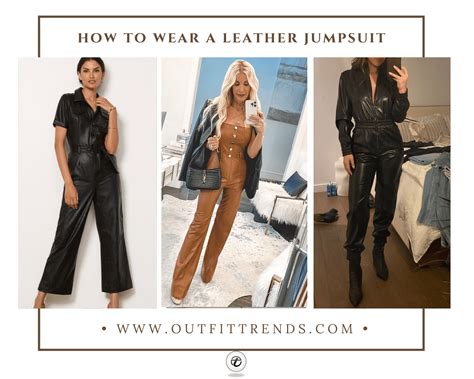 How To Wear A Leather Jumpsuit 19 Styling Tips And Ideas