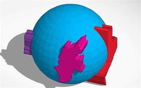 3d Design Globe Tinkercad