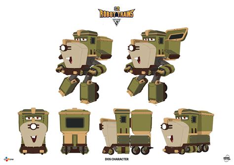 Robot Trains Behance
