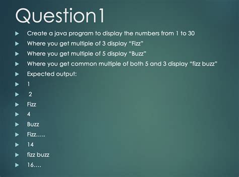 Solved Question1 Create A Java Program To Display The