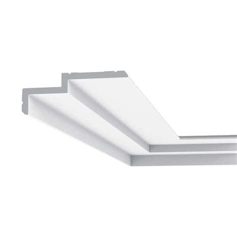 ORAC DECOR 6 1 4 In X 2 3 8 In X 78 3 4 In Primed White Plain Polyurethane Crown Moulding 10