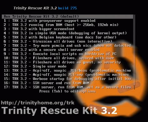 Repair And Rescue Windows Os Using Trinity Rescue Kit Live Cd