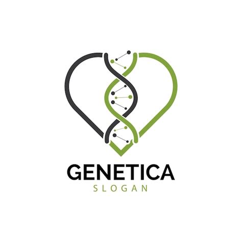 Menschliche Dna Und Genetische Vektor Icon Design Illustration