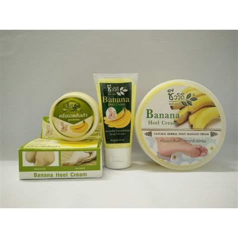 ครีมทาส้นเท้าแตก สูตรกล้วยหอม ชีววิถี 30g 50gและ200g Shopee Thailand