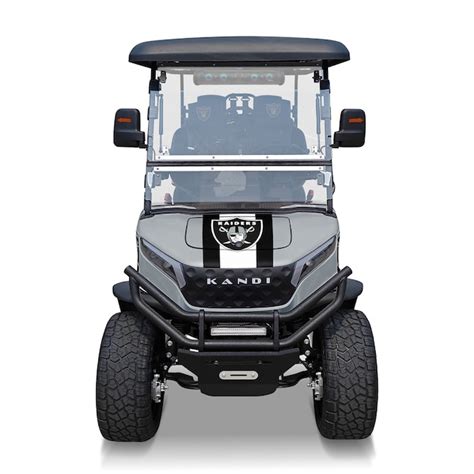 Kandi Las Vegas Raiders 4 Seat Electric Golf Cart With Lithium Battery