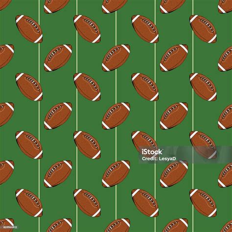 축구 럭비 공 원활한 패턴 손으로 그린된 스케치 벡터 일러스트 레이 션 미식 축구에 대한 스톡 벡터 아트 및 기타 이미지 미식 축구 미식 축구공 연속무늬 Istock