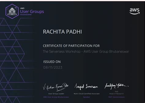 Rachita Padhi On Linkedin Aws Serverless Cloudcomputing