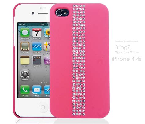 Bing Bing Gem Diamante Stripe Line New Phone Case Cover Design Iphone 4 4s