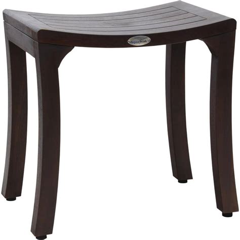 Aquateak Patented 18 In X 12 In Asia Curve Mocha Shield Freestanding