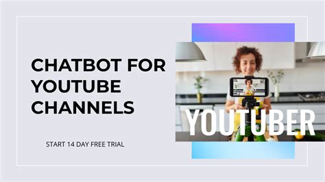 Chatbot For Youtube Channels Chatbot Template