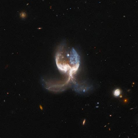 Galaxies Colliding Hubble Scope