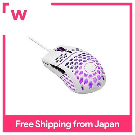 Cooler Master Mastermouse Mm711 White Glossy Gaming Mouse Ultra
