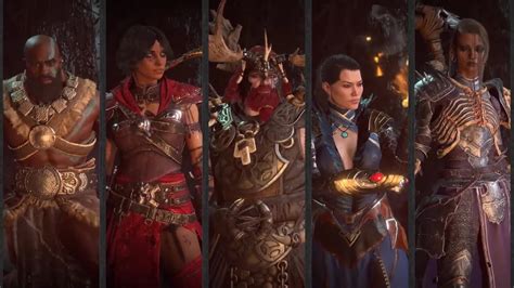 Diablo 4 Neues Video Zeigt Die Fünf Spielbaren Klassen Im Überblick