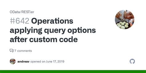 operations applying query options after custom code · issue 642