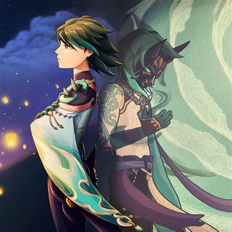 Xiao Fan Art Genshin Impact Game Domestika
