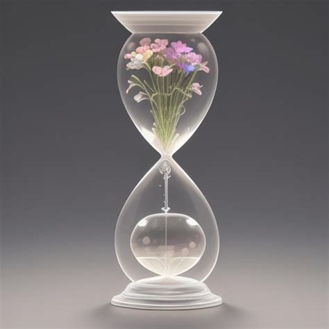 Premium Ai Image Unique Balloon Hourglass Balloon Shaped Hourglass