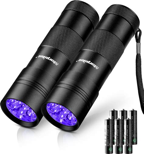 Morpilot Luz LED Ultravioleta De Focos Para Detectar Manchas Y Orina La Mejor Linterna UV