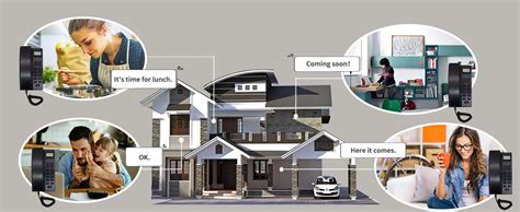 Wireless Intercom System Telephone Intercom Two Way Communication Home Intercom System Calling