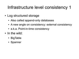 Distributed Systems And Consistency ODP Databases Computer Software And Applications