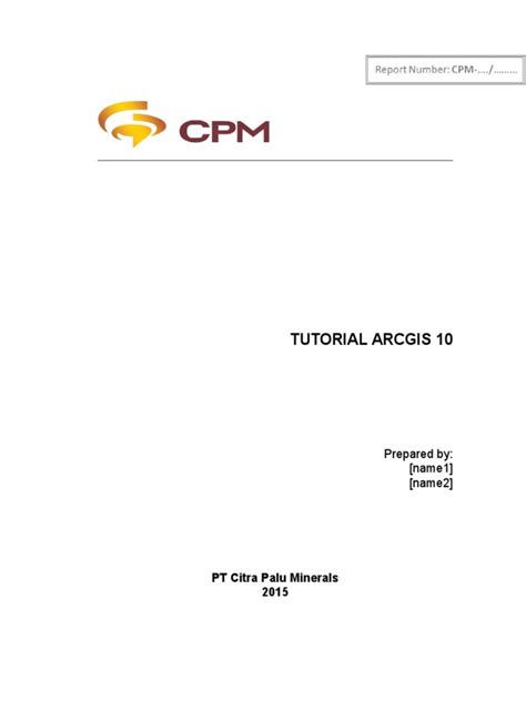 Tutorial Arcgis 10 Eng Version Pdf Arc Gis Geographic Information