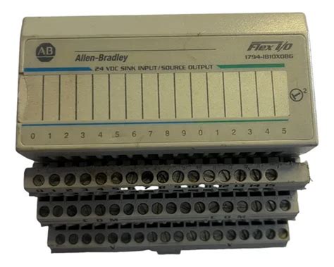 Plc Clp Modulo E S Allen Bradley Flex I O 1794 Ib10xob6 Parcelamento Sem Juros