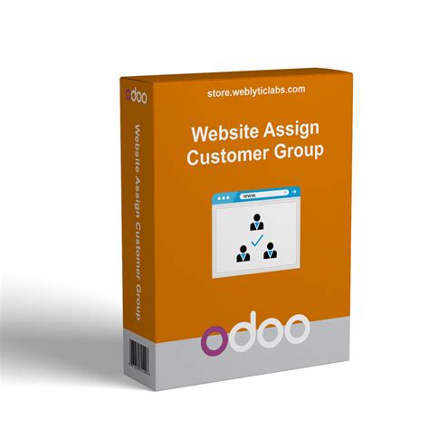 website assign customer group odoo app
