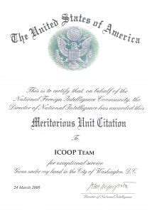 Meritorious Unit Citation TENICA Global Solutions