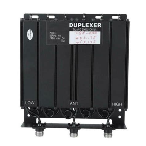50w 6 Cavity Duplexer Vhf Uhf Repeater Duplexer For Radio Communication Radio Repeater 3vhf 380
